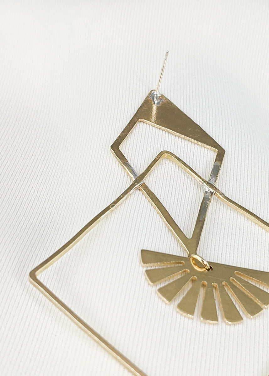 HANAN Goddess Earrings – The Groggy Owl